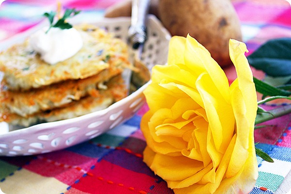 Crispy Scallion Potato Pancakes - The Comfort of Cooking
